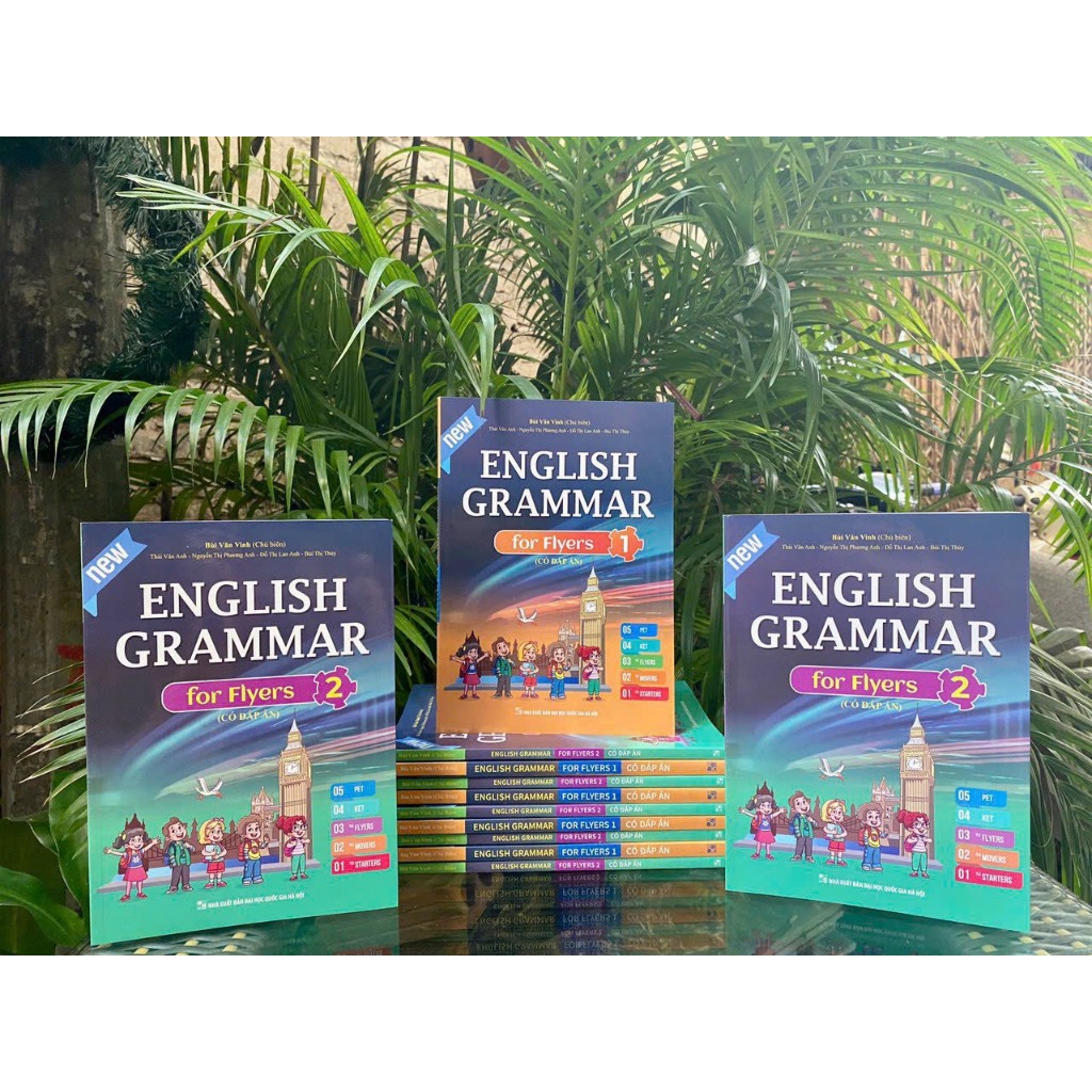 Sách - Combo 2c English grammar for Flyers (có đáp án) | Shopee Việt Nam