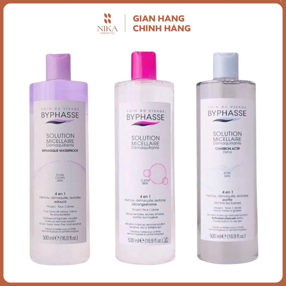 Nước tẩy trang Byphasse Solution Micellaire Démaquillante 500ml [Nika ...