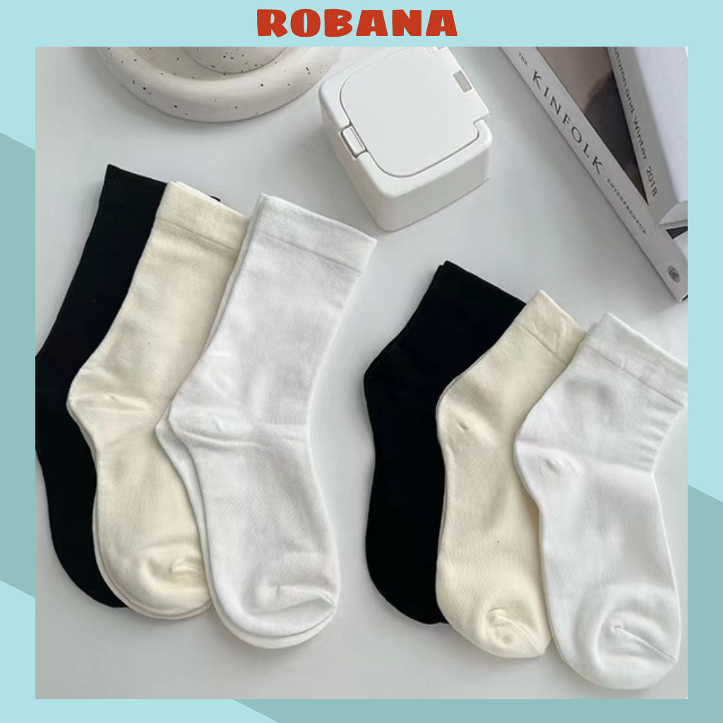 Vớ cổ cao nữ ROBANA chất liệu cotton thun co giãn 4 chiều | Shopee Việt Nam