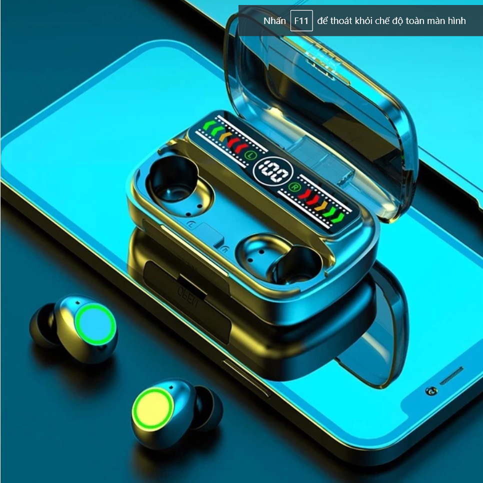 Tai Nghe Không Dây Bluetooth M100 Pin Trâu - Tạp Hóa 4.0 | Shopee Việt Nam