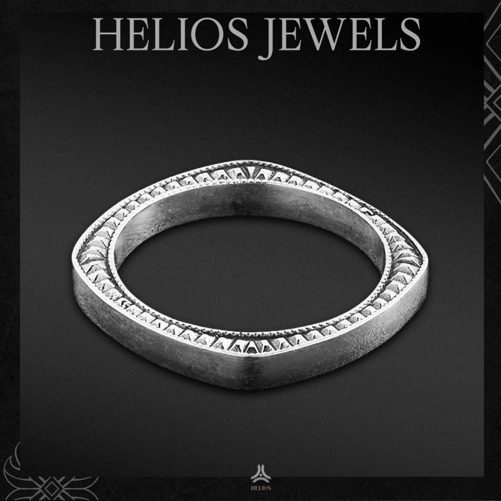 Nhẫn Bạc S925 Ornate Helios Silver Original | Shopee Việt Nam