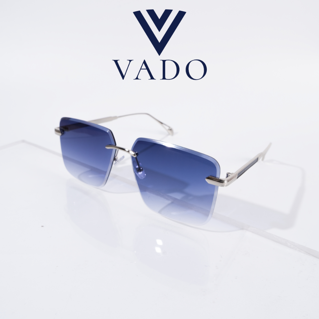 Kính Thời Trang Nam Tròng Màu Xanh Gradient VADO, Kính Mát ...