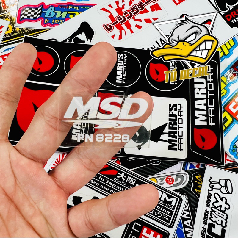 Tem Logo Sticker In Uv Dán Trang Trí Xe, Thích Hợp Mod MSD, Decal In ...