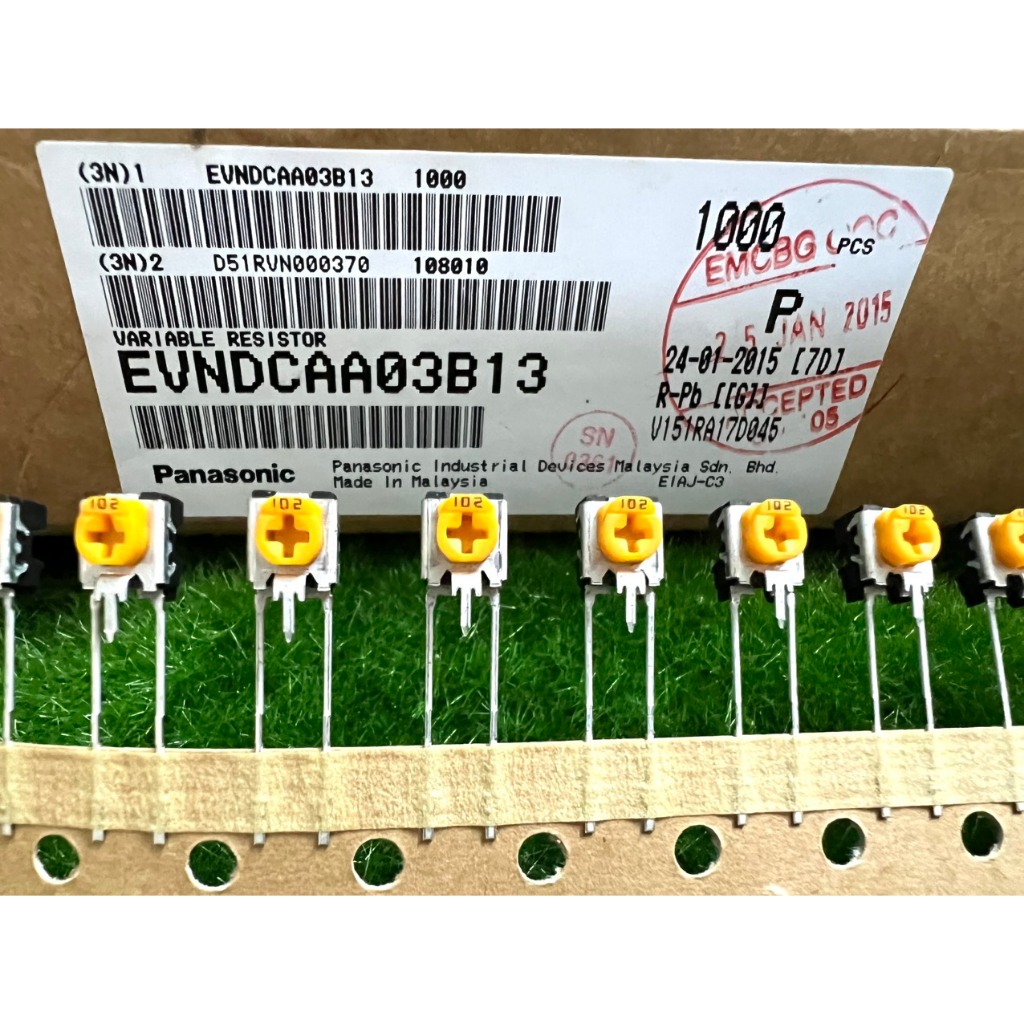SET 10 BIẾN TRỞ VR 102 1K , 503 50k HÃNG PANASONIC ( VAR ABLE RESISTOR ...