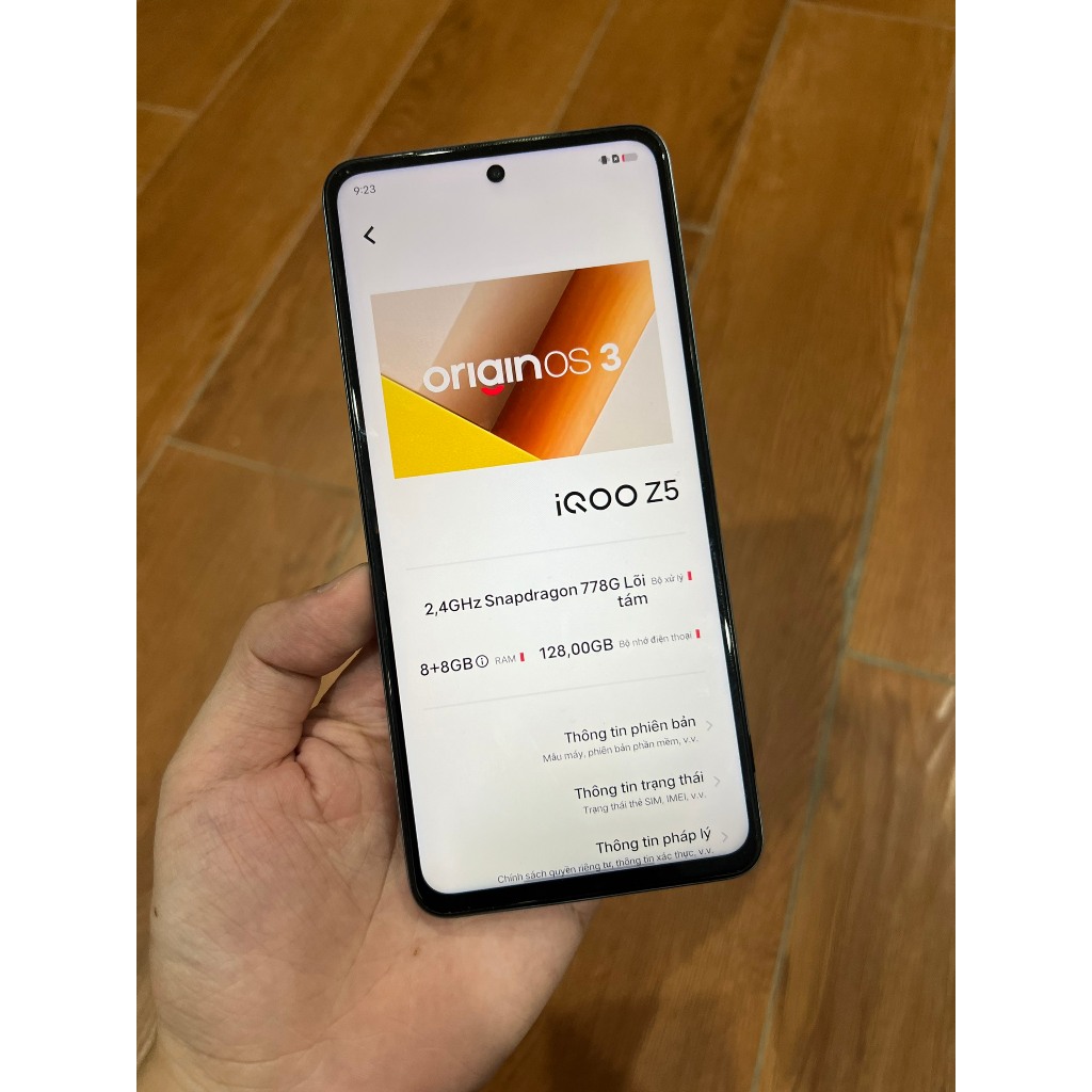 Vivo iQOO Z5 8/128GB: màn 120Hz, Snapdragon 778G, pin 5000 mAh | Shopee Việt Nam