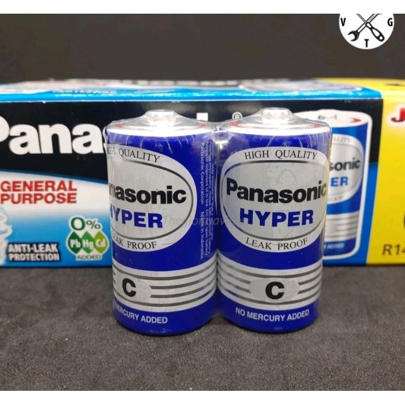 Pin trung C , pin đại D Hyper Panasonic chính hãng | Shopee Việt Nam