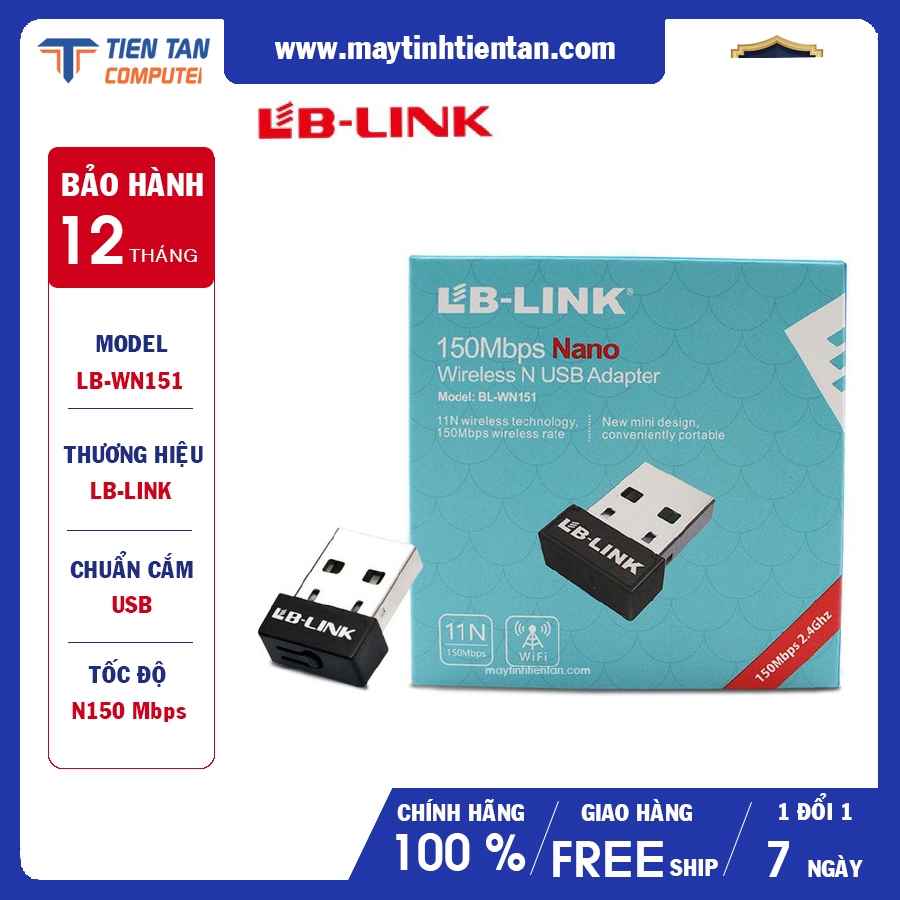 USB thu wifi LB-LINK BL-WN151 150Mbps chính hãng | Shopee Việt Nam