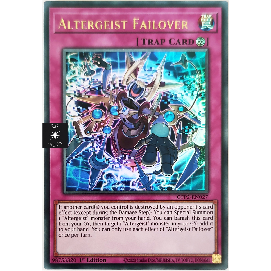 [BaK Yugioh] Altergeist Failover |EN+AE| Ultra Rare / Common [Chính Hãng] | Shopee Việt Nam
