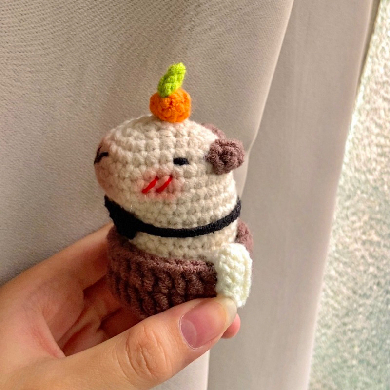 Capybara len - Chuột lang nước bằng len | bantaydaukho | Shopee Việt Nam