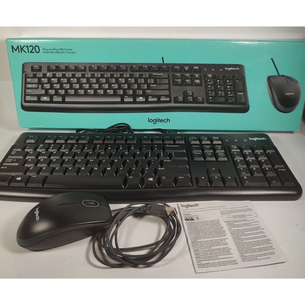Combo Bộ Bàn Phím + Chuột Logitech MK120 - Hàng Chính Hãng | Shopee Việt Nam