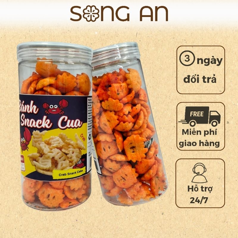 Bánh snack cua ăn vặt ngon HCM 250g | Shopee Việt Nam