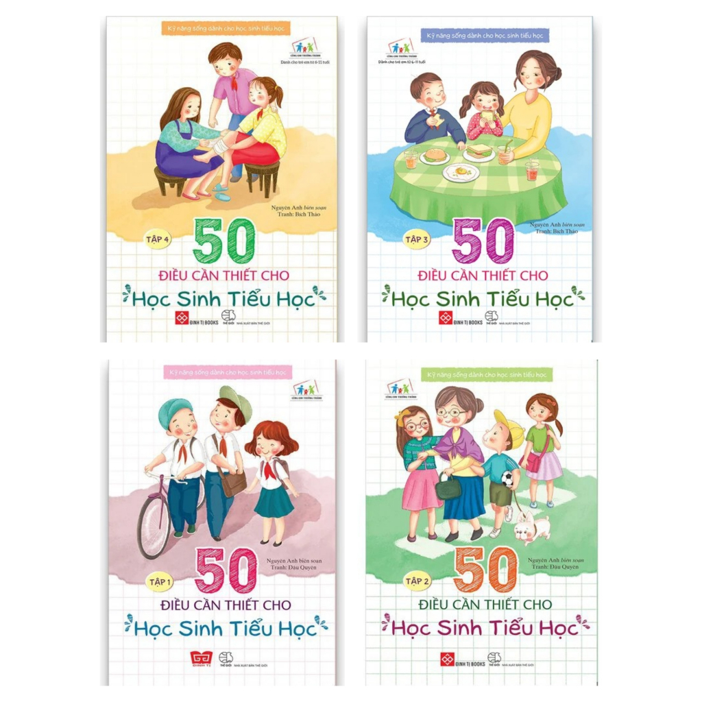 Sách thiếu nhi - Kỹ năng sống dành cho học sinh tiểu học (nhiều tập) | Shopee Việt Nam