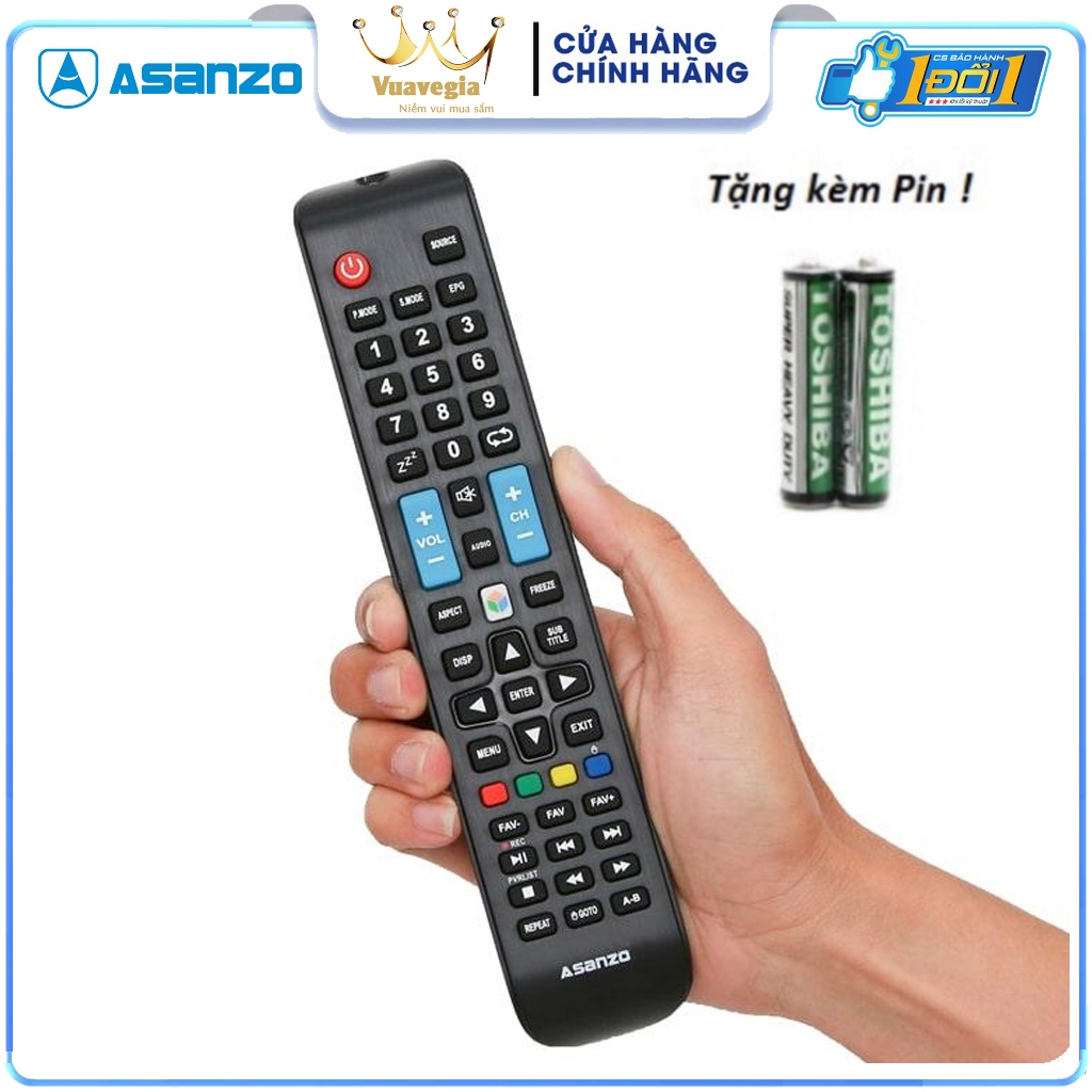 Remote điều khiển Tivi ASANZO ĐỦ LOẠI (Tặng PIN) - HÀNG CHÍNH HÃNG BẢO ...