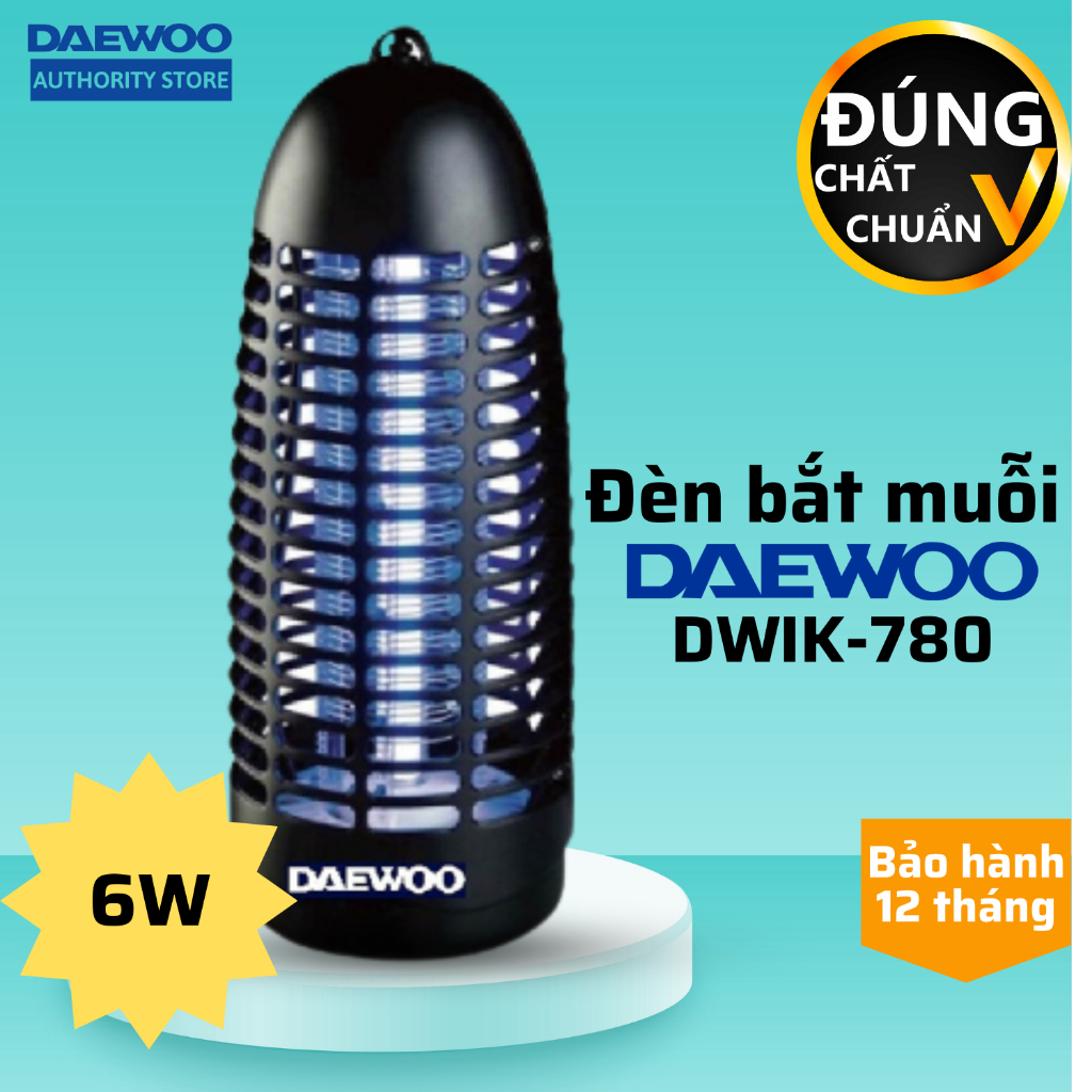 Đèn bắt muỗi, côn trùng Daewoo DWIK-780 an toàn, tiết kiệm điện năng ...