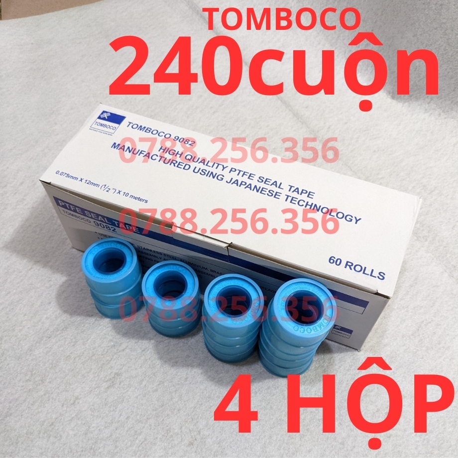 Hộp 60 cuộn băng tan, cao su non, keo lụa Tombo TOMBOCO 9082 made in ...