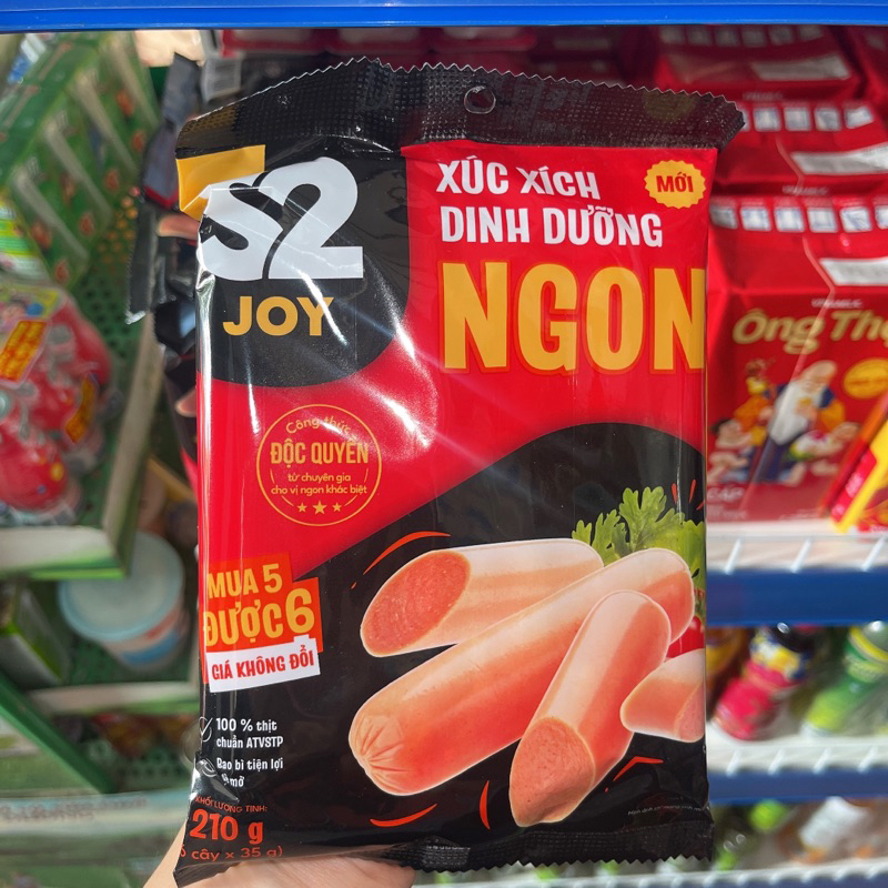 Xúc Xích Ăn Liền S2 Gói 210g (6 Chiếc X 35g) | Shopee Việt Nam