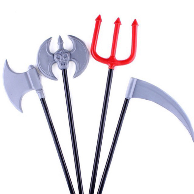 Đồ Chơi Cây Lưỡi Hái/Đinh Ba/Rìu Phụ Kiện Hóa Trang Cho Bé Bằng Nhựa ...