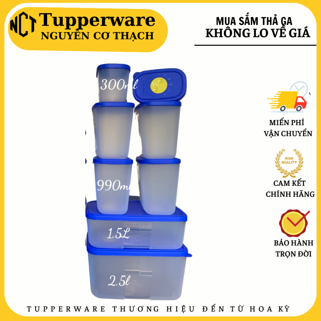 ĐÔNG MODERN SET 8 TUPPERWARE CHÍNH HÃNG | Shopee Việt Nam