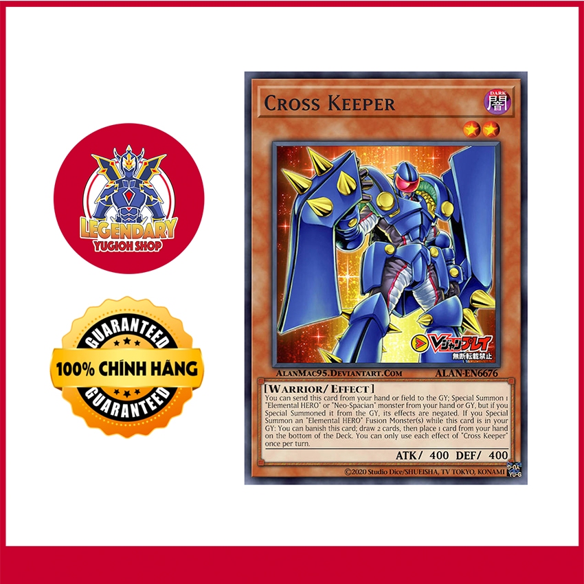 Thẻ Bài Yugioh Chính Hãng] Cross Keeper | Shopee Việt Nam