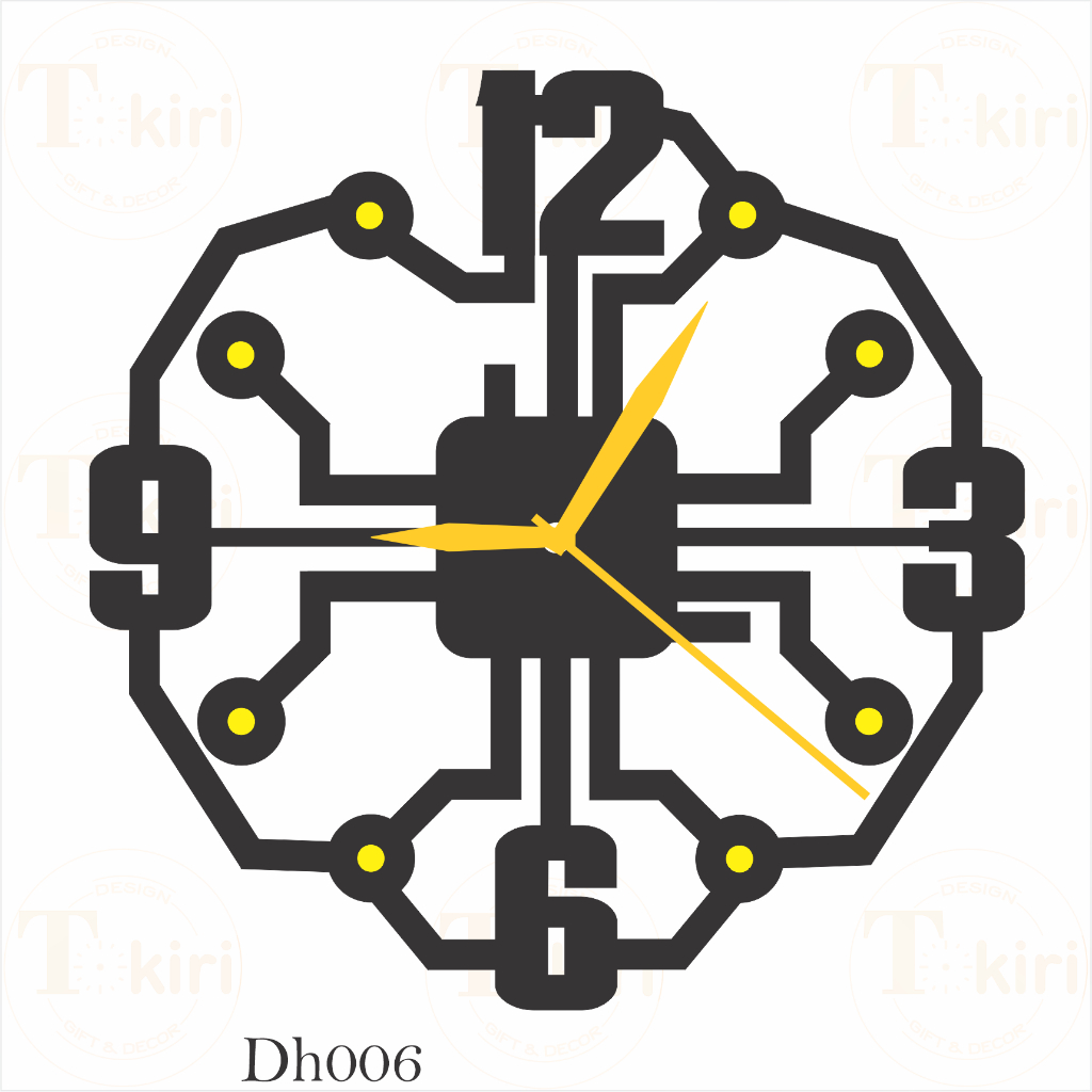 ĐỒNG HỒ TREO TƯỜNG TRANG TRÍ (DH006) | Shopee Việt Nam