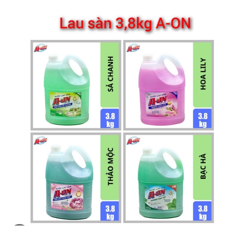 NƯỚC LAU SÀN A-ON 3.8KG | Shopee Việt Nam