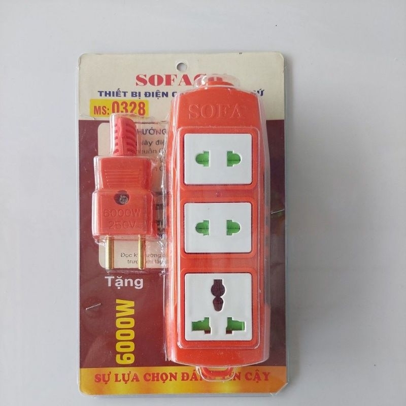 🔥 HOT 🔥 Ổ CẮM ĐA NĂNG SIÊU CHỊU TẢI SOFACO TẶNG KÈM 1 PHÍCH CẮM CHỊU TẢI 6000W 🔥 | Shopee Việt Nam