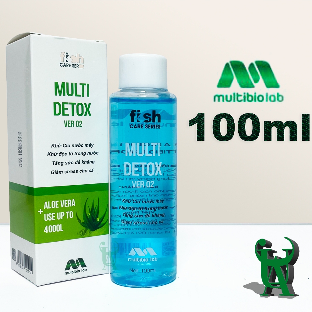 Multi Detox - Khử clo hồ cá , khử độc tố và kim loại nặng | Shopee Việt Nam