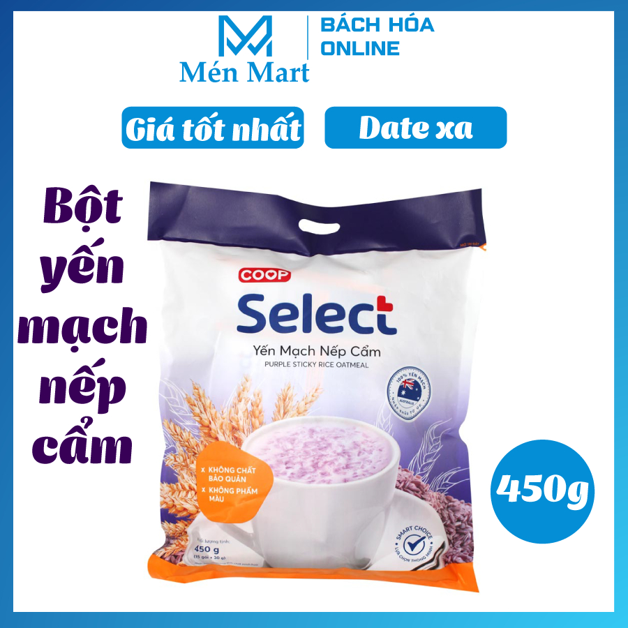 Bột yến mạch nếp cẩm Coop Select 450g | Shopee Việt Nam
