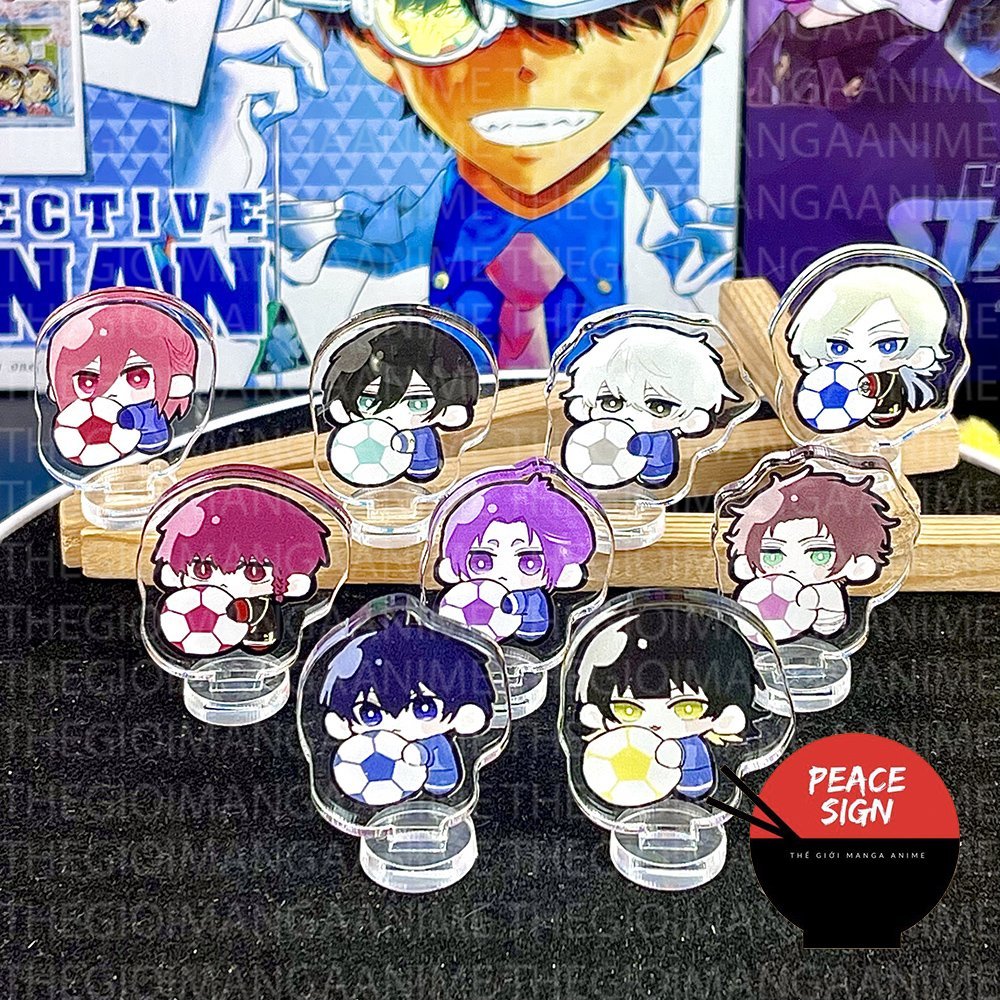 (3CM) Mô hình standee BLUE LOCK ver LÙN ÔM BÓNG mica chibi arcylic ...