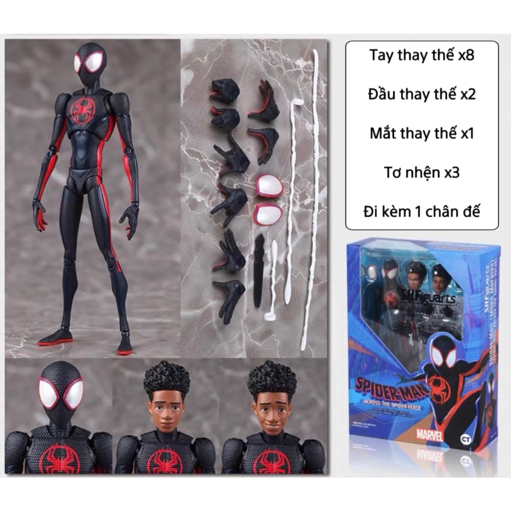 [HÀNG SẴN-HỎA TỐC] Mô Hình CT SHF Miles Morales Spider-Man Across The ...