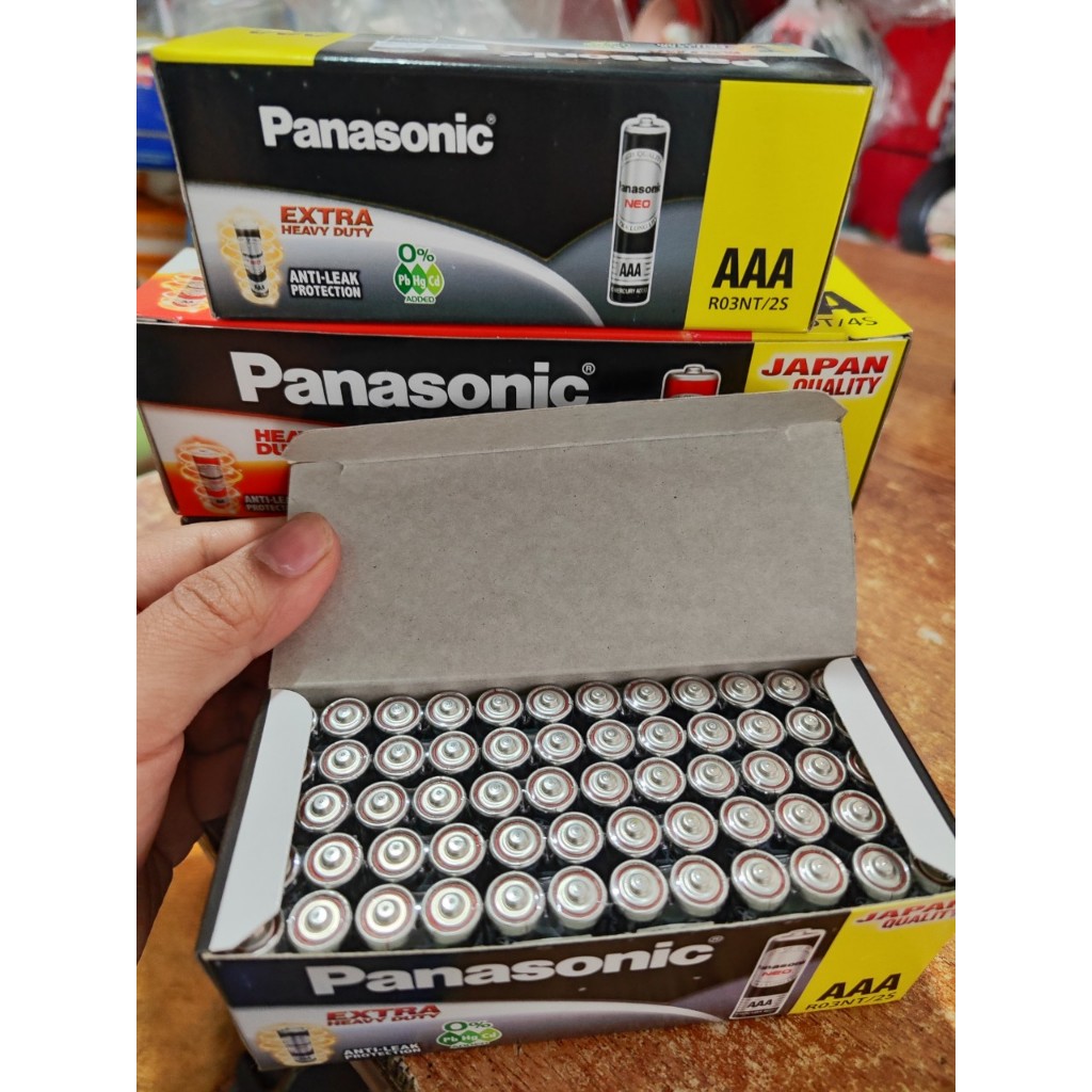 Hộp 60 Viên Pin AAA Panasonic R03NT/2S Chính Hãng | Shopee Việt Nam