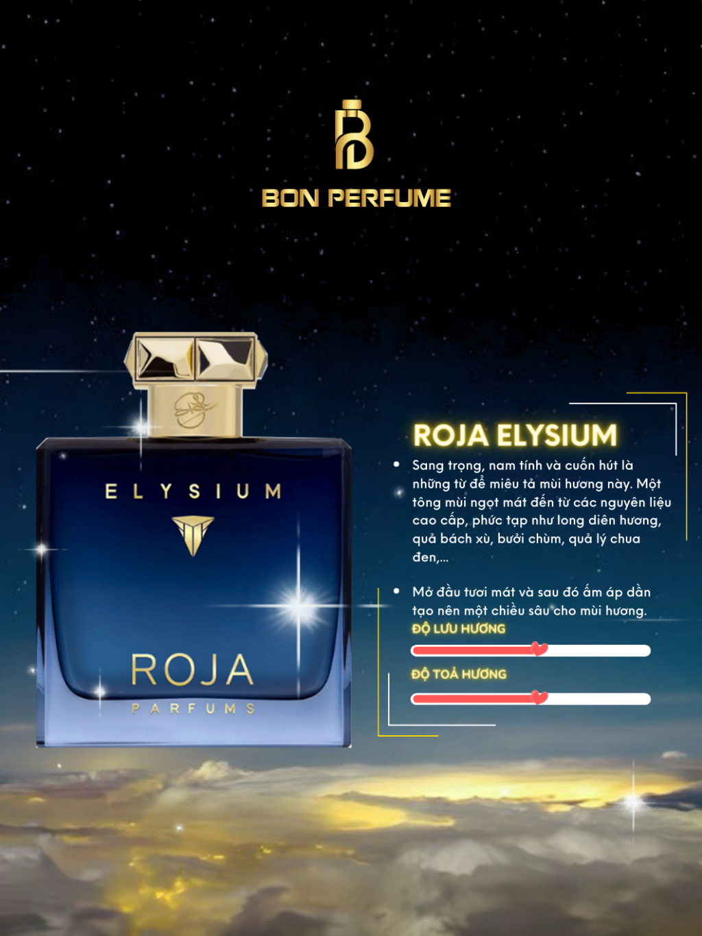 Nước hoa Roja Dove Elysium 10ml | BON PERFUME | Shopee Việt Nam
