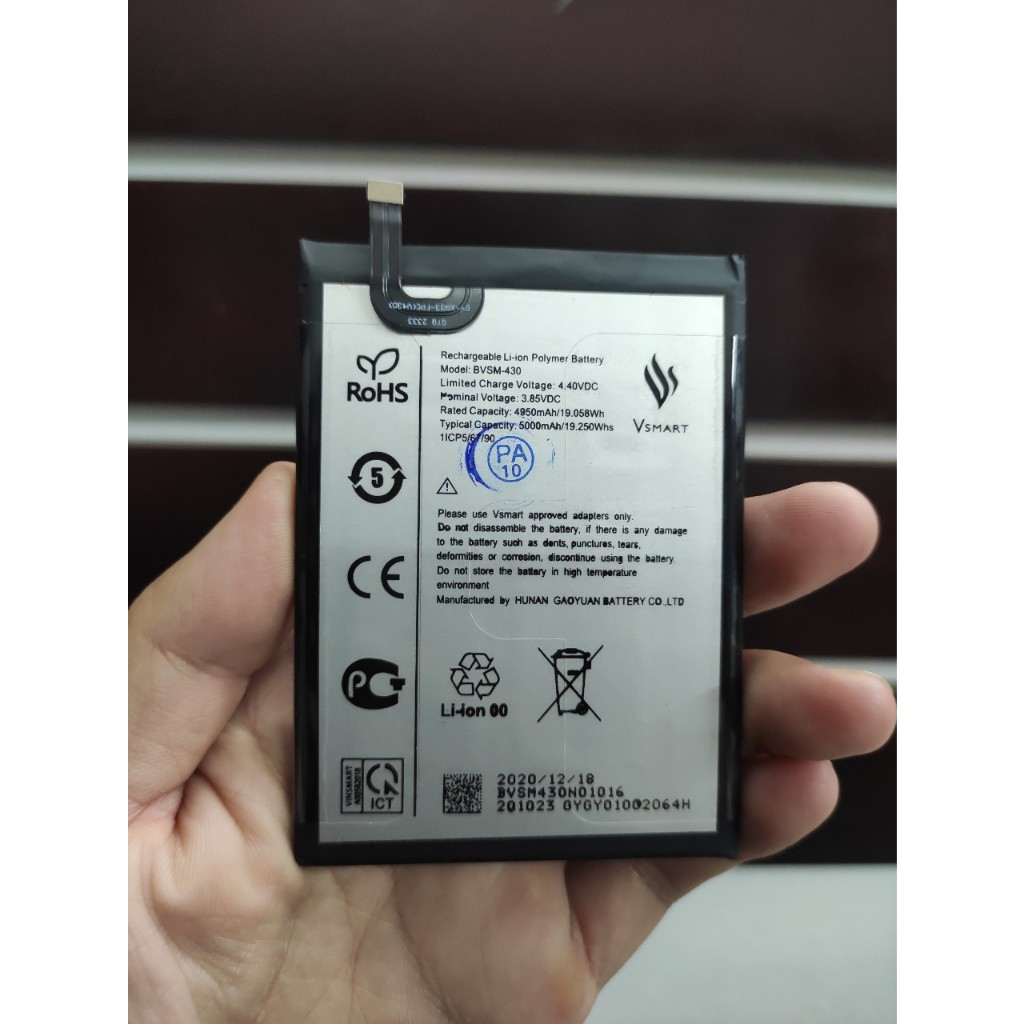Pin vsmart live 4 pin zin , pin điện thoại vsmart live 4 chính hãng ...