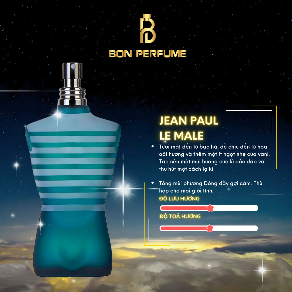 Nước hoa Jean Paul Le Male 10ml | BON PERFUME | Shopee Việt Nam