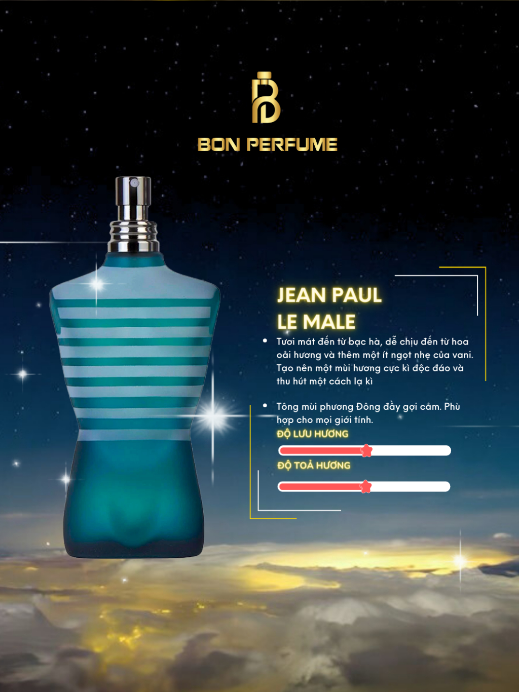 Nước hoa Jean Paul Le Male 10ml | BON PERFUME | Shopee Việt Nam