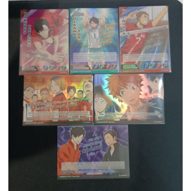 [TL] Haikyuu volleyball card game Tiếng Việt - Card S U ( đọc mô tả để ...