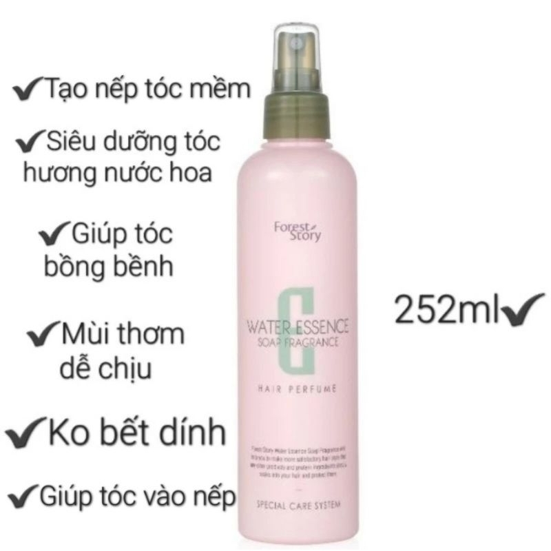 KEO XỊT TẠO NẾP VÀ DƯỠNG TÓC FOREST STORY SUPER HARD WATER SPRAY ...