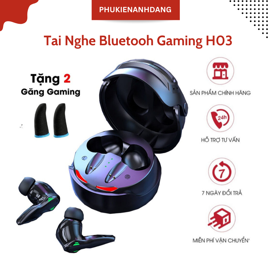 Tai Nghe Bluetooh Gaming H03, Tai Nghe Chơi Game Mũ 3 Bluetooth 5.3 Cho ...