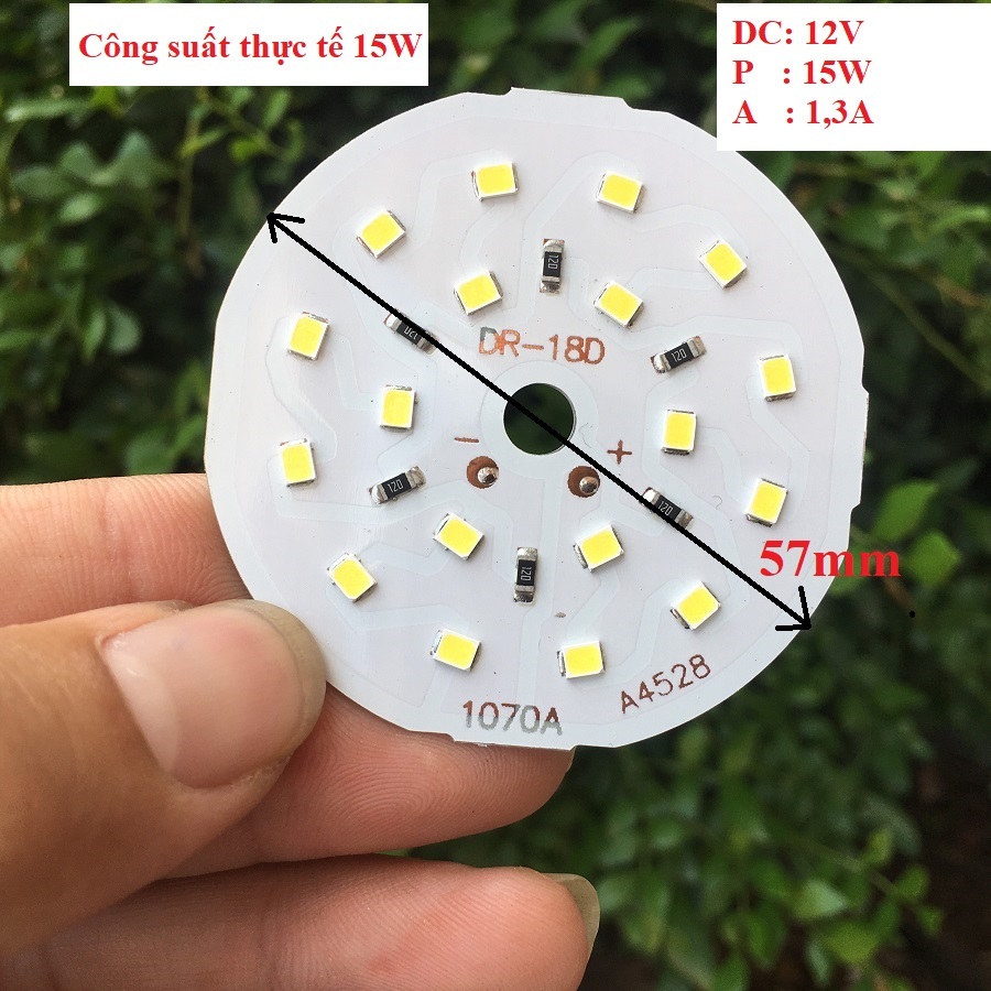 Led tròn 12V công suất thực siêu sáng cần tản nhiệt | Shopee Việt Nam