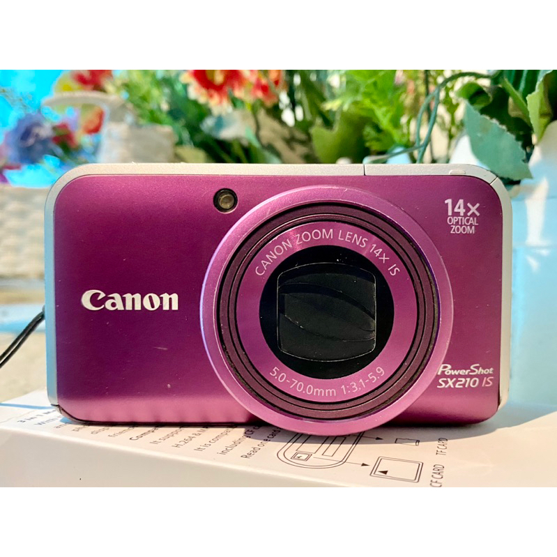 Máy ảnh KTS Canon PowerShot SX210 IS. 14.1Megapixel, zoom 14X | Shopee ...