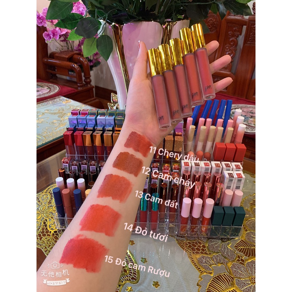 Son kem lì Bbia Last Velvet Lip Tint Hàn Quốc, mềm mịn, lâu trôi, tông ...