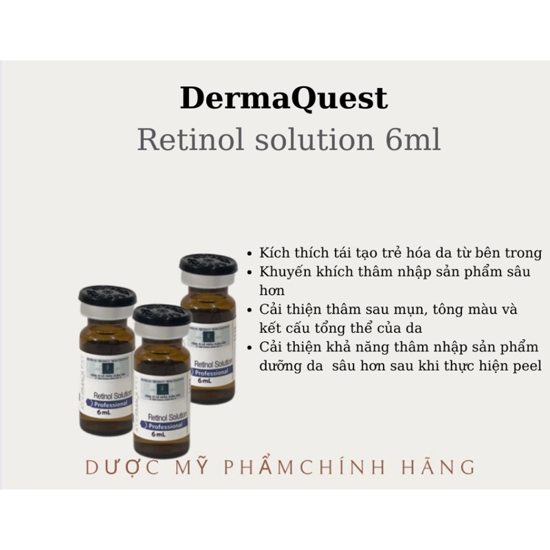 (1ml)DermaQuest Retinol Solution | Shopee Việt Nam