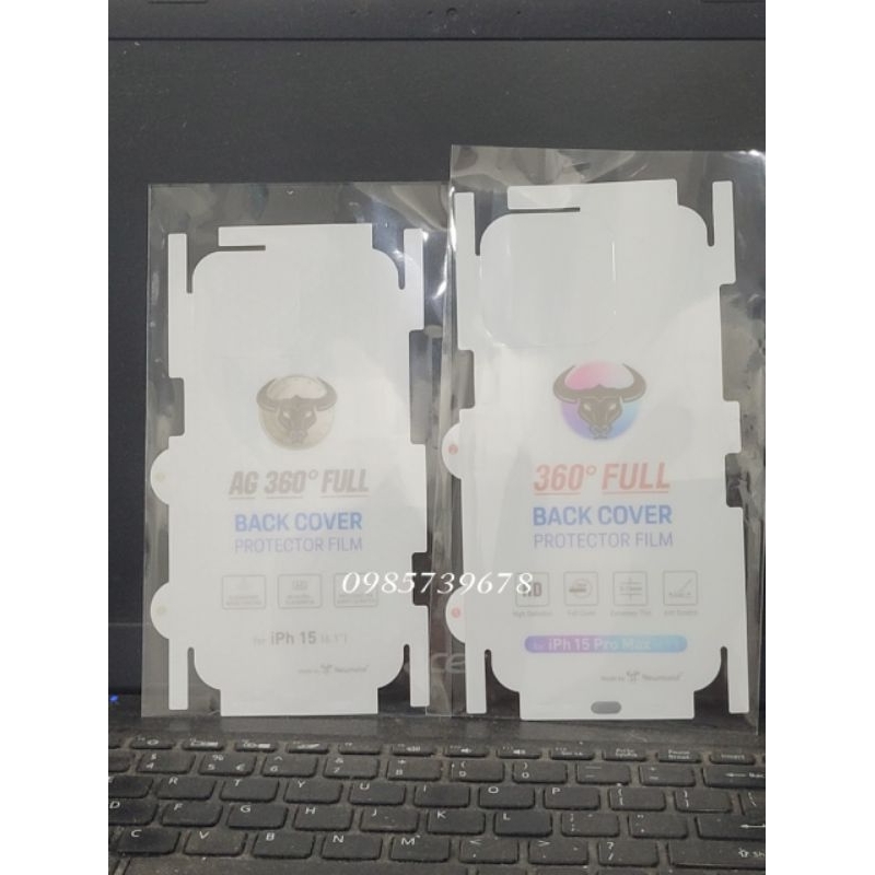 Miếng dán ppf trong suốt cho iphone 15 pro max,15 pro,15 plus,15 mặt ...