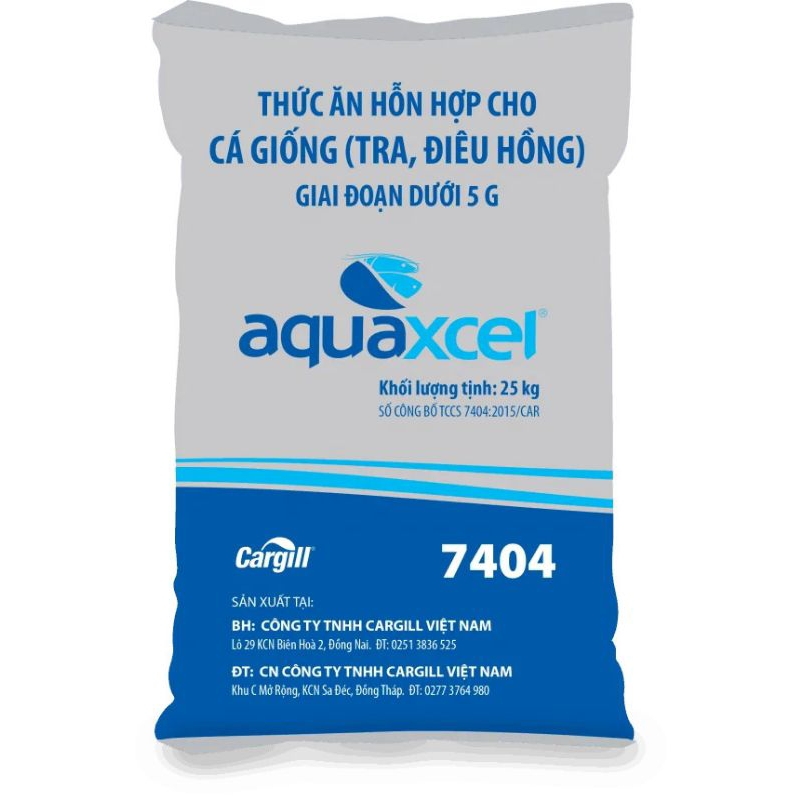 1kg cám cá Cargill 7404, 7414, 7434, 7454,7924, 7562, 7605 cho cá giống ...