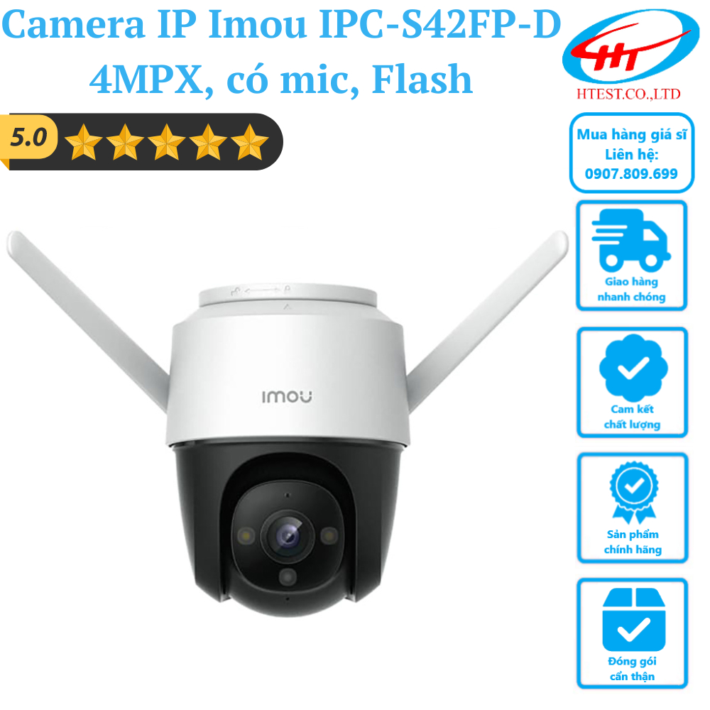 [IPC - S41FP] Camera IMOU WIFI 4MP IPC-S41FP, 4mpx, Có MIC, LED, FULL ...