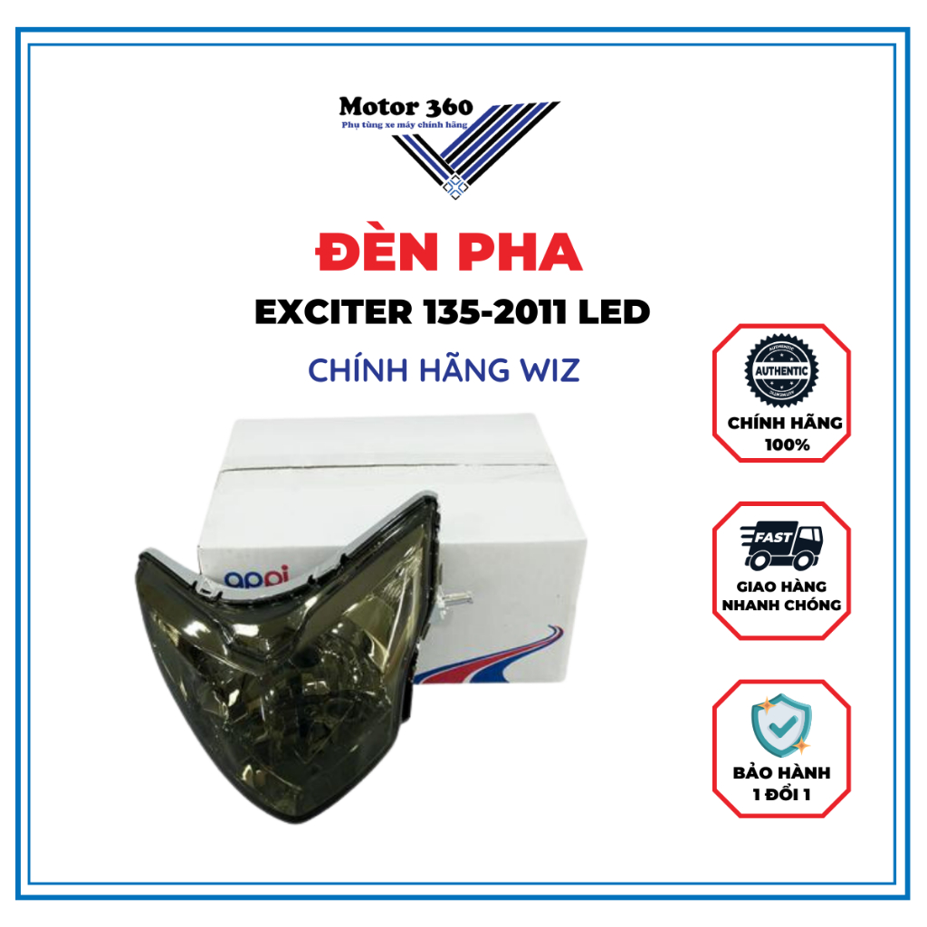 Đèn pha Exciter 135-2011 LED chính hãng Wiz | Shopee Việt Nam