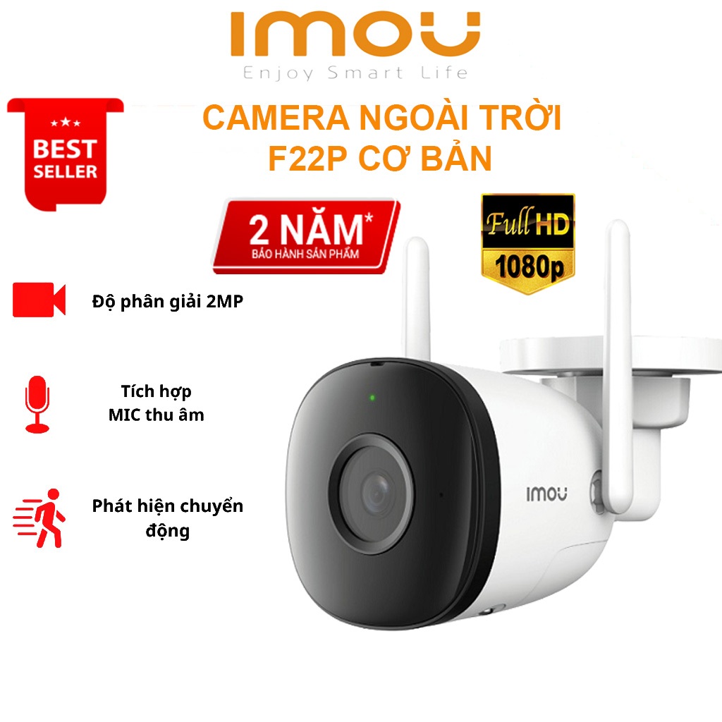 Camera Wifi Imou F22, F32, F42, F52 1080P 2K , 3K- 2M, 3M, 4M, 5M Ngoài ...