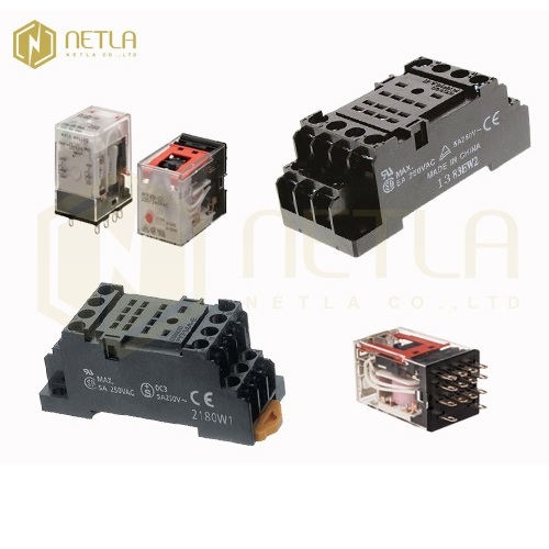 OMRON Combo 5 Relay Rơ le trung gian 14 chân 24V/220V MY4N-GS AC220/240 - MY4N-GS DC24 chính ...