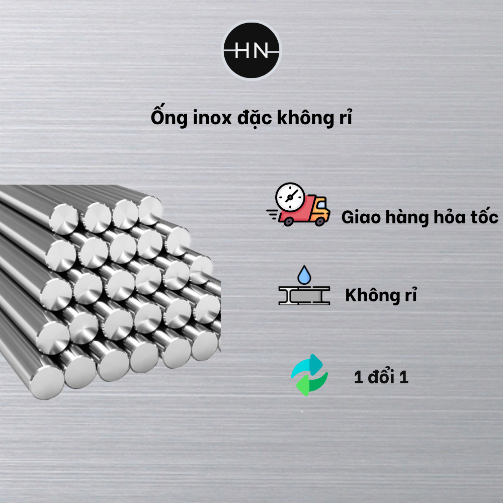 Ống Inox đặc 304 - Phi 16 mm | Shopee Việt Nam