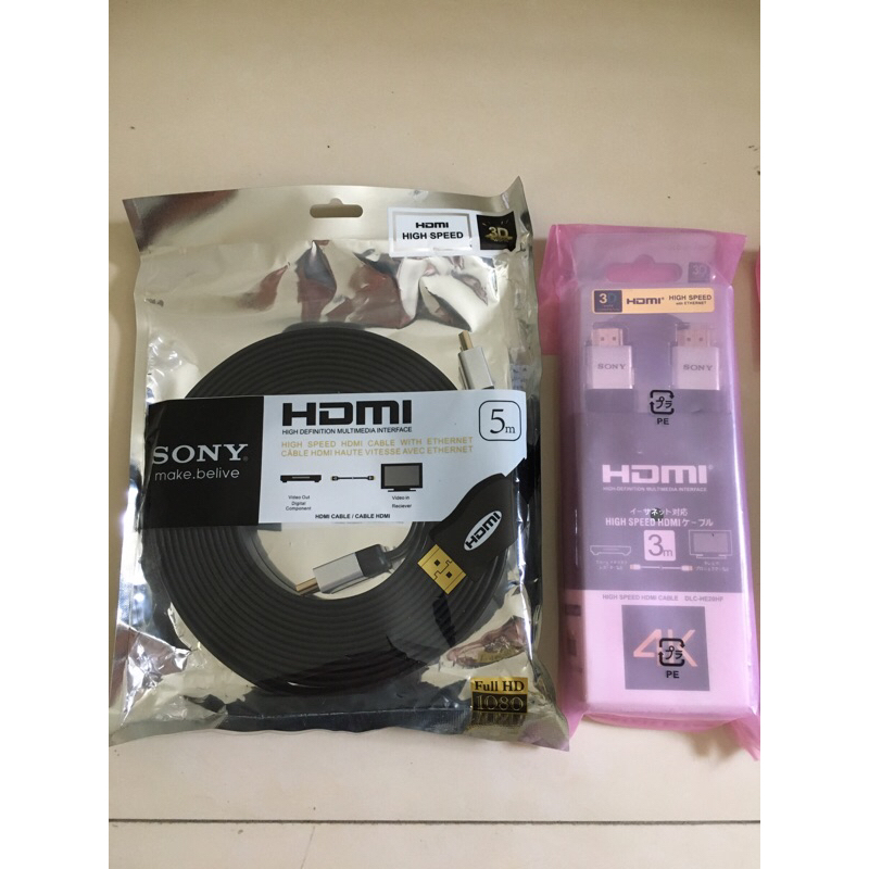 Dây HDMI Sony DLC- HE20HT dây dẹt các loại : 2m / 3m / 5m/ 10m | Shopee Việt Nam